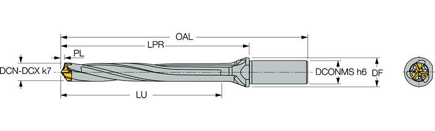 Iscar Holland | Holemaking > Drilling > Inserted Drill Bodies > ‎D3N R ...